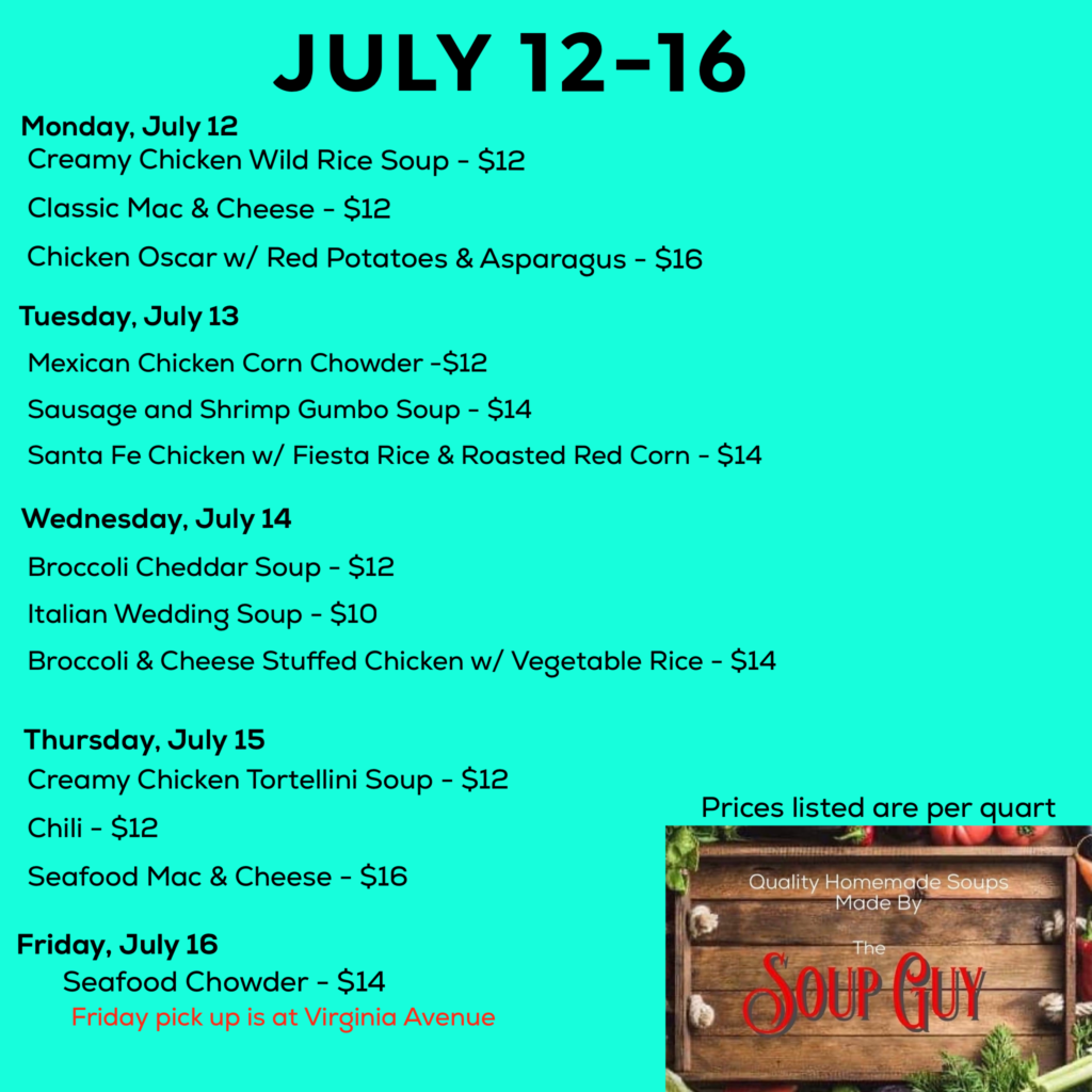 Menu & Order Forms – Soup Guy PA